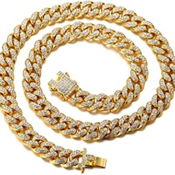 Supraone Kose Jewelry | Accessories | Miami Cuban Link Chain Necklace ...
